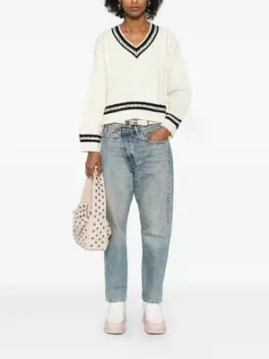 GOLDEN GOOSE Embellished V-neck Sweater