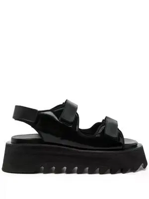 Junya Watanabe Patent Leather Flatform Sandals