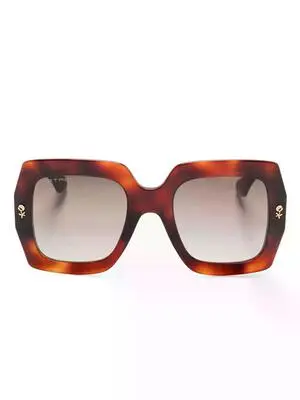 Etro Oversized Square Frame Sunglasses - Brown
