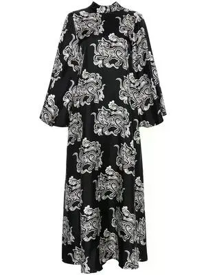 La DoubleJ Magnifico Maxi Dress - Black
