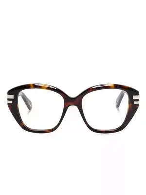 Chloé Square Frame Glasses - Brown