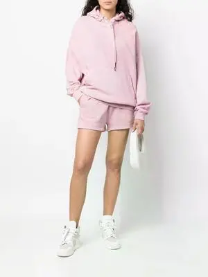 Ksubi High-waist Cotton Track Shorts - Pink