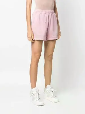 Ksubi High-waist Cotton Track Shorts - Pink
