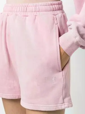 Ksubi High-waist Cotton Track Shorts - Pink