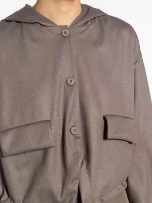 Transit Layered Hooded Jacket - Brown
