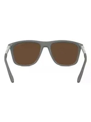 Emporio Armani Matte-frame Square Sunglasses