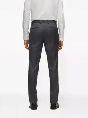 BOSS Virgin Wool Pressed Crease Tailored Trousers