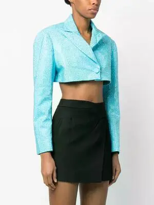 Giuseppe Di Morabito Cropped Crystal-embellished Jacket