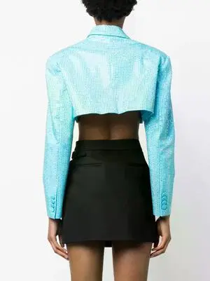 Giuseppe Di Morabito Cropped Crystal-embellished Jacket