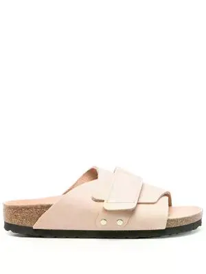 BIRKENSTOCK Kyoto Leather Sandals - Neutrals