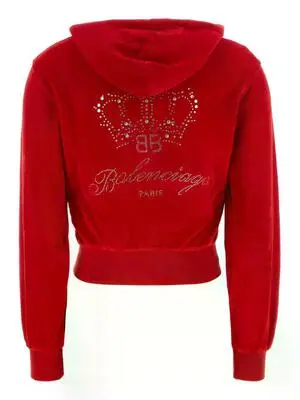 Balenciaga Zip Up Sweatshirts Hoodies For Women