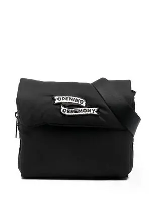 Opening Ceremony Logo Patch Camera Bag - Black