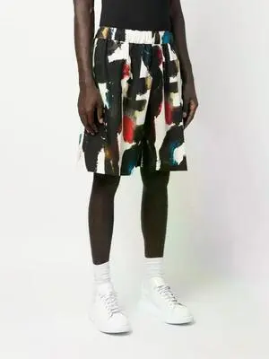Alexander McQueen Logo-print Cotton Shorts