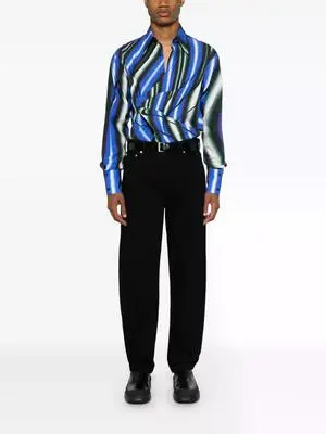 Alexander McQueen Mid-rise Barrel Leg Jeans