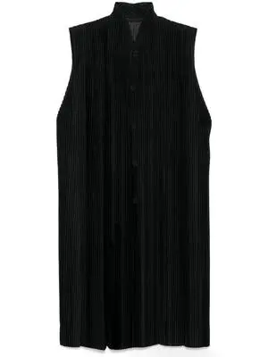 Issey Miyake Tucked Vest - Black