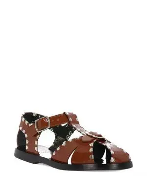 Bally Salis Flat Sandals - Brown