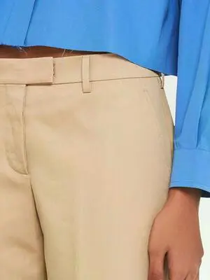Miu Miu Mid-rise Straight Leg Chino Trousers