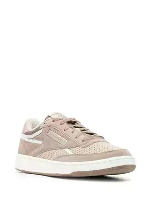 REEBOK Club C 85 Vintage Suede Panel Sneakers - Neutrals