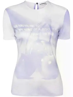 JIL SANDER Graphic Print T-shirt