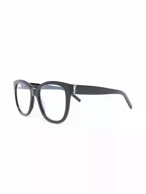 Saint Laurent Oversized Frame Glasses - Black