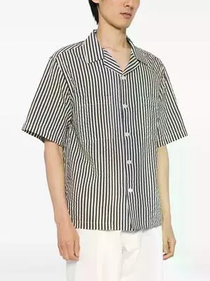 Barena Venezia Striped Seersucker Shirt