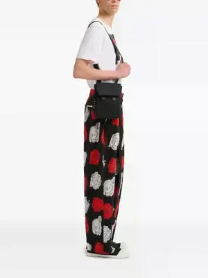 Marni Logo-lettering Crossbody Bag - Black