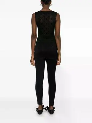 MARINE SERRE Moon Diamond-jacquard Mini Dress