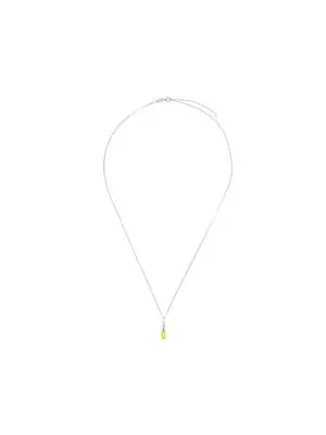 TRUE ROCKS Mini Pill Pendant Necklace - Silver