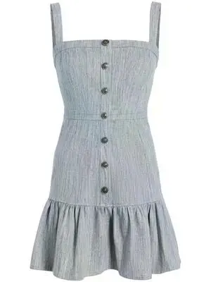 Cinq À Sept Mina Mélange Minidress - Blue