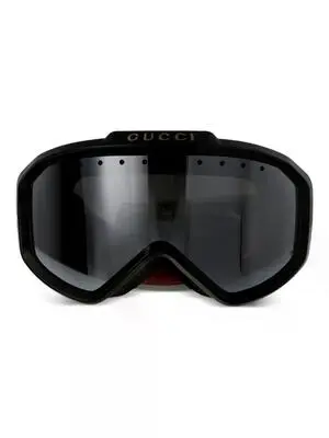 Gucci Mask-shaped Ski Goggles - Black
