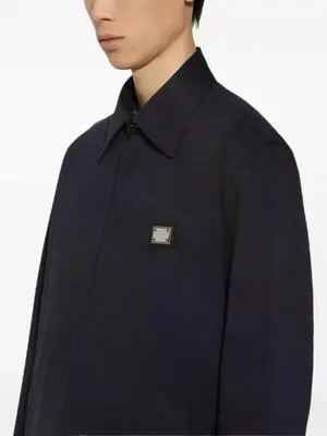 Dolce & Gabbana Logo-appliqué Shirt Jacket