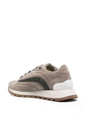 Brunello Cucinelli Monili Suede Sneakers