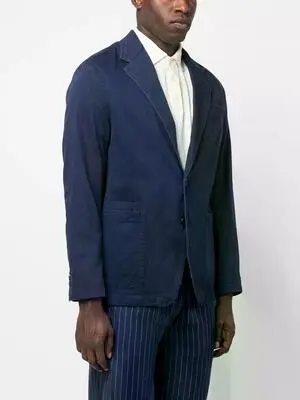 Polo Ralph Lauren Cotton Single-breasted Sport Blazer - Blue