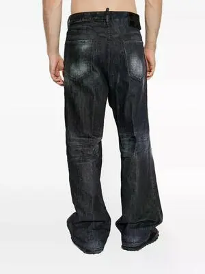 Dsquared2 Distressed Logo Patch Jeans