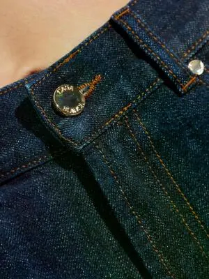Casablanca Logo Patch Contrast Stitch Jeans