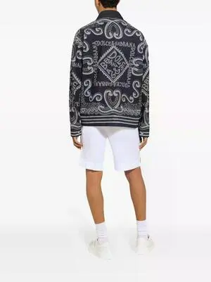 Dolce & Gabbana Logo-print Cotton Shirt Jacket