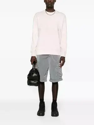 Givenchy 4g Embroidered Cargo Shorts - Grey