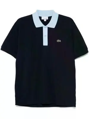 Lacoste Contrast Collar Polo Shirt - Blue
