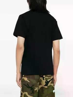 A BATHING APE Logo-print Cotton T-shirt - Black