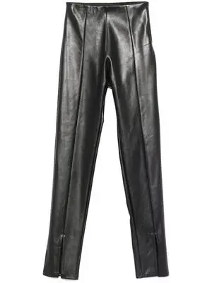 Alchemy Fashions X Lia Aram Faux-leather Leggings - Black