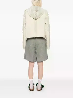 MIDORIKAWA Raw Edge Hooded Jacket