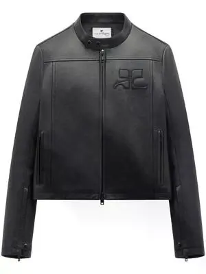 COURREGES Lambskin Biker Jacket
