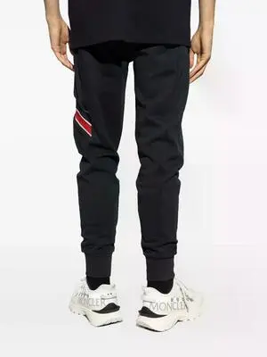 Moncler Side Logo Patch Jogging Trousers - Blue