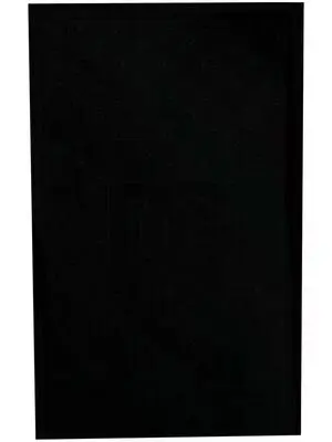 Dolce & Gabbana Jacquard-logo Beach Towel - Black