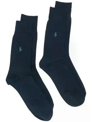 Polo Ralph Lauren Signature Pony Motif Socks - Blue