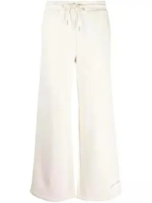 Calvin Klein Monologo Straight-leg Trousers - Neutrals