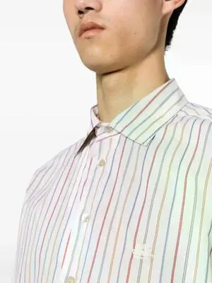 Etro Pegaso Striped Cotton Shirt