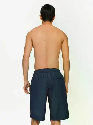Dolce & Gabbana Logo-tag Long-leg Swim Shorts