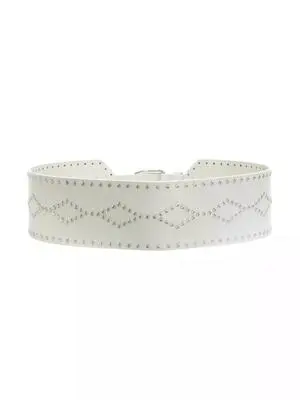 Isabel Marant Étoile Studded Leather Belt - Neutrals