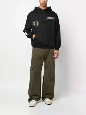 RASSVET Drawstring Cotton Hoodie With Graphic Prints